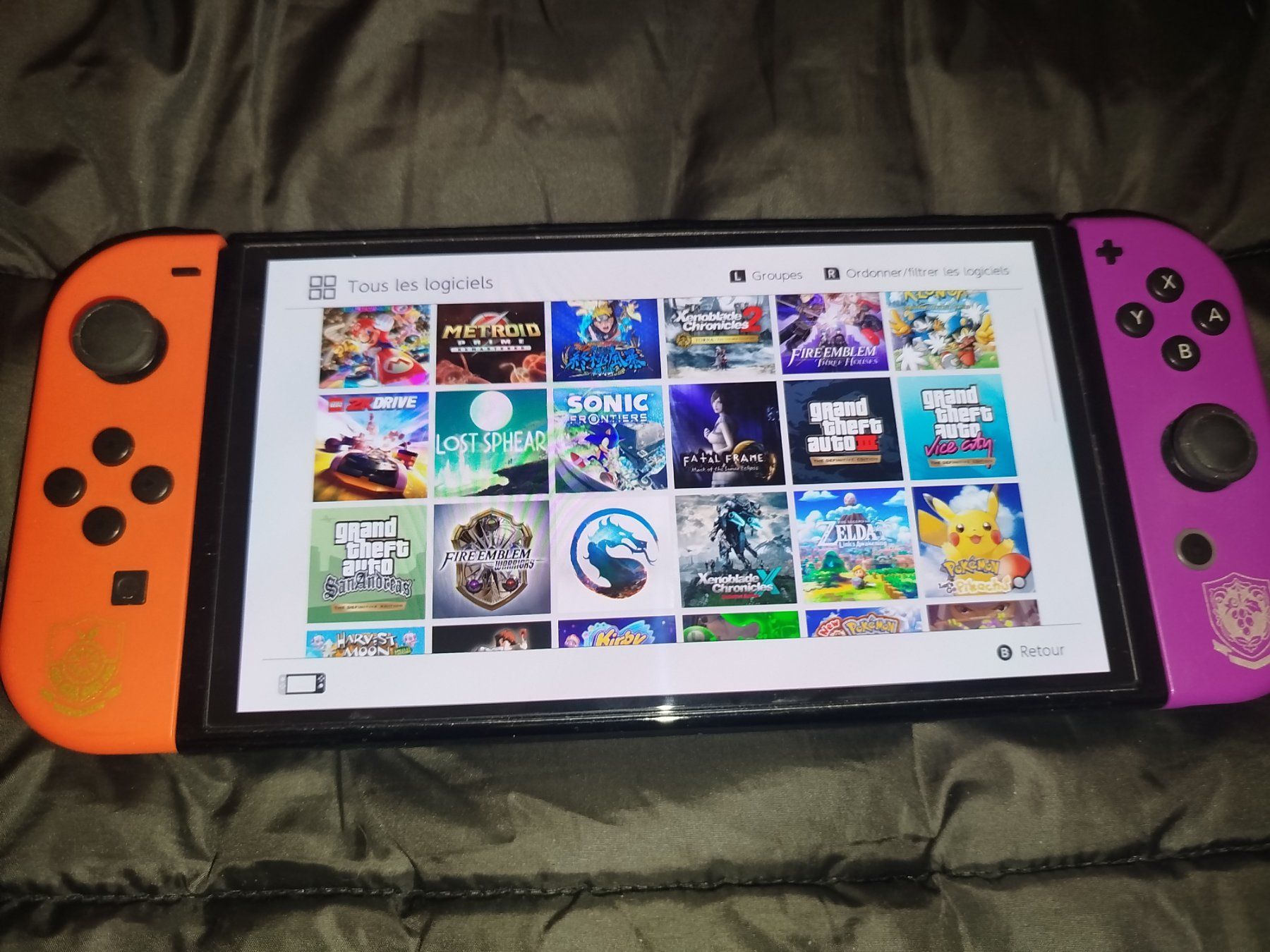 Nintendo Switch OLED Pokémon Écarlate/Violet, Mig Switch (D'occasion) à ...
