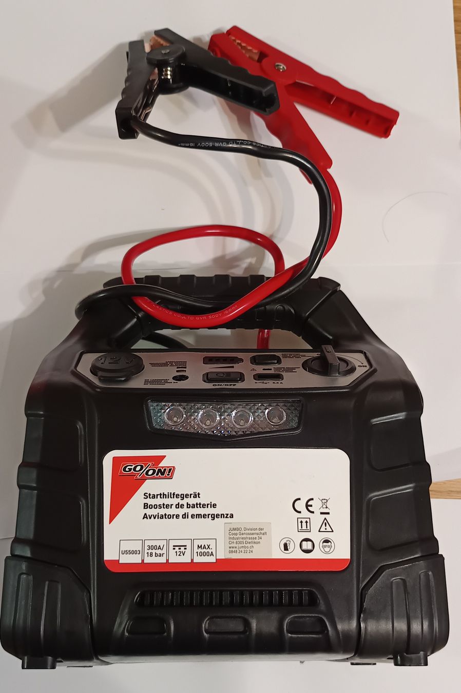 Neues Go/On Starthilfegerät mit Kompressor für Auto usw. (Neu (gemäss ...