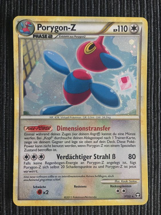 Pokemon Porygon Holo HS Triumph (Neu (gemäss Beschreibung)) in Wabern ...