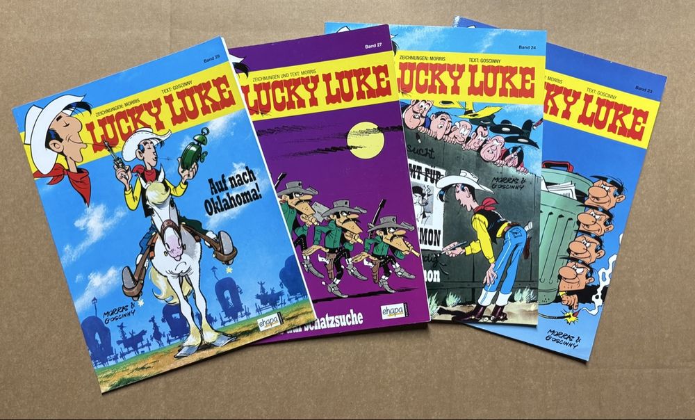 Lucky Luke Comics Konvolut - Band 23, 24, 27 und 29 (Gebraucht) in ...