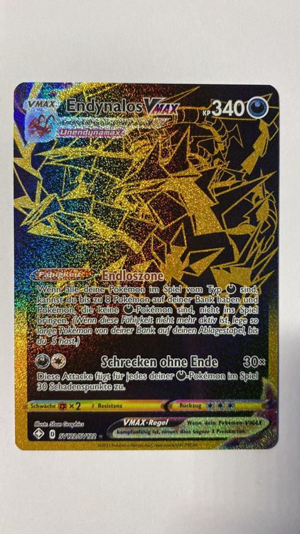 Pokemon - Endynalos VMAX (SHF SV122) (Gebraucht) in Zuzwil BE für CHF ...