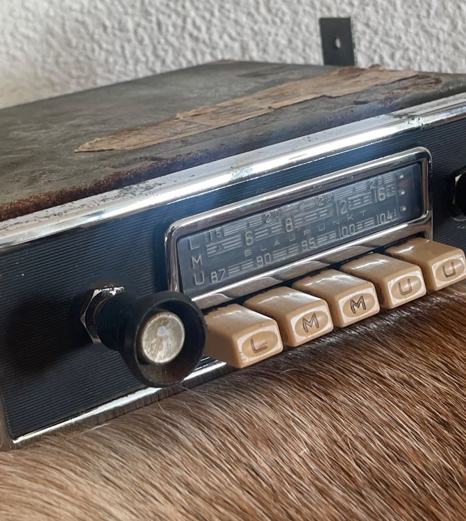 Oldtimer Vintage Autoradio Blaupunkt Retro Radio Porsche ? (Gebraucht ...