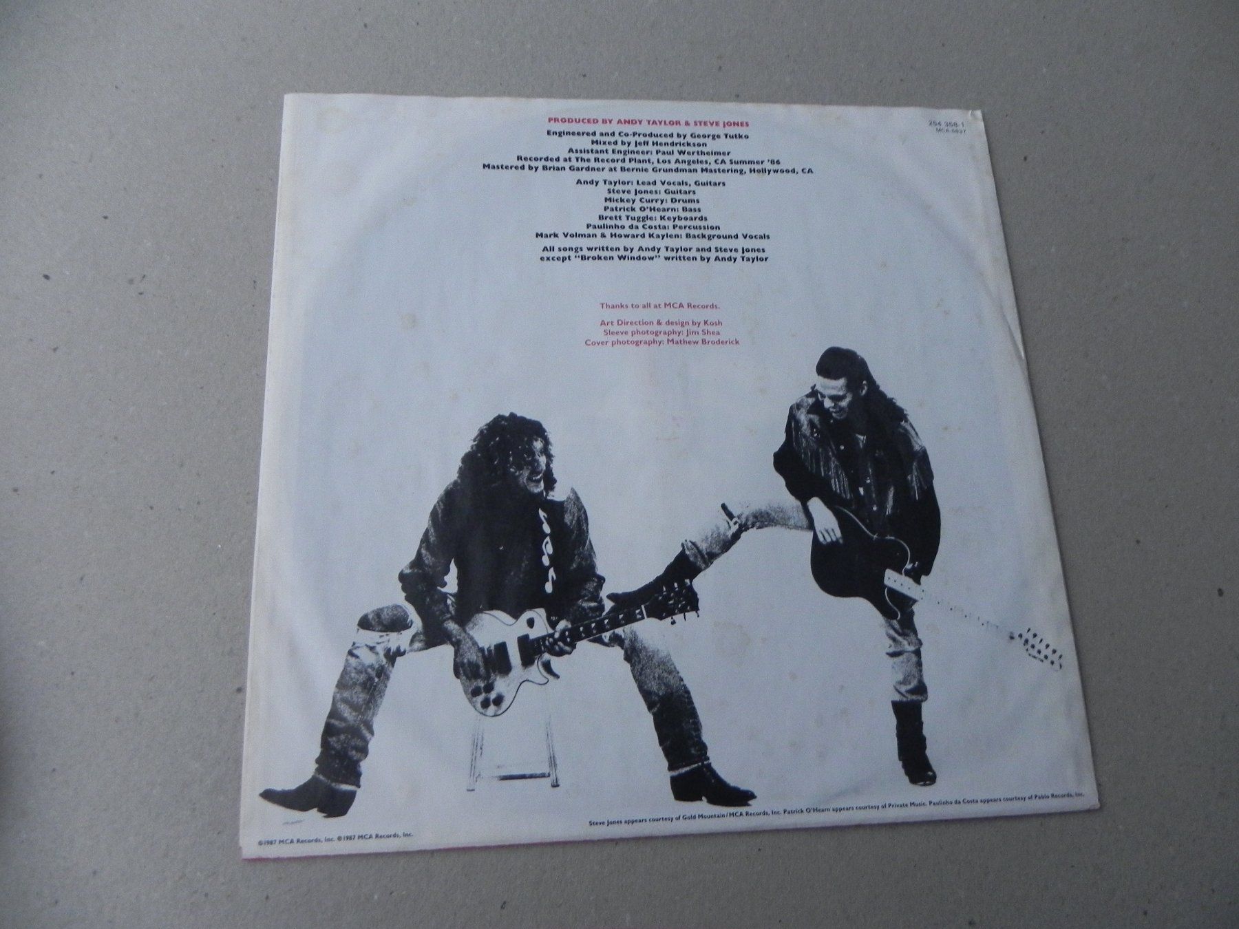 LP Engl. Rock Pop Gitarrist Andy Taylor Ex Band Duran Duran (Gebraucht ...