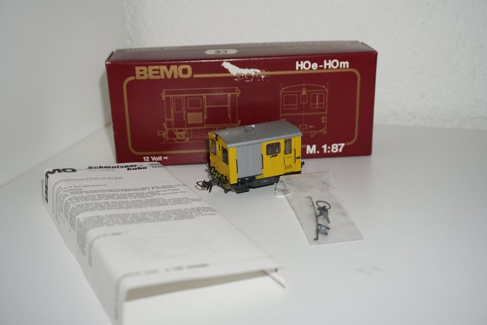 BEMO 1274 192 - RhB Tm 2/2 92 Rangiertraktor gelb H0m (Gebraucht) in ...