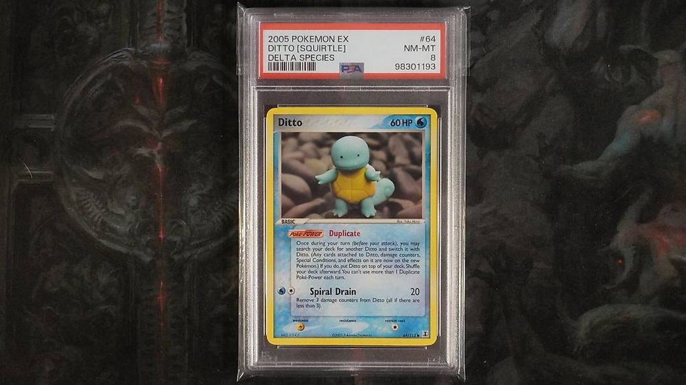 Ditto (Squirtle) #64 Pokemon Delta Species PSA8 (Neu und ...
