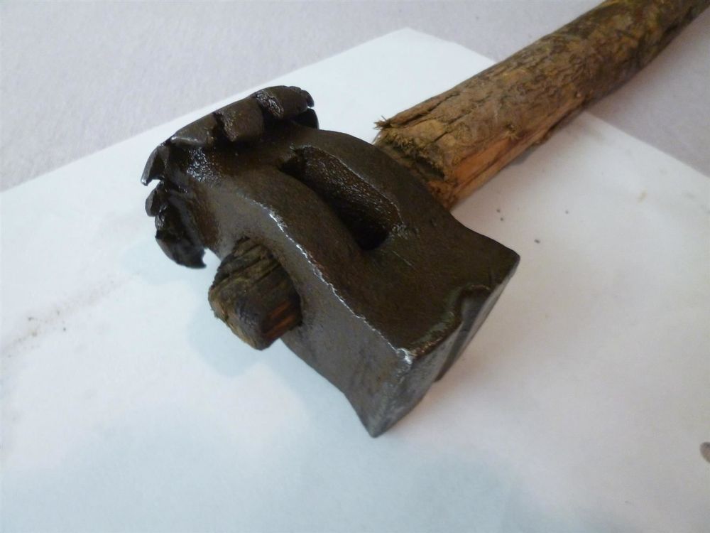 uralter geschmiedeter Antiker Hammer Dengelhammer Hammer (Gebraucht) in ...