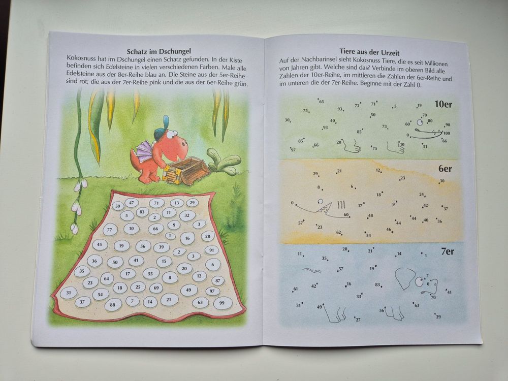 Drache Kokosnuss - Das kleine Einmaleins Mathe Übungsheft (Neu (gemäss ...