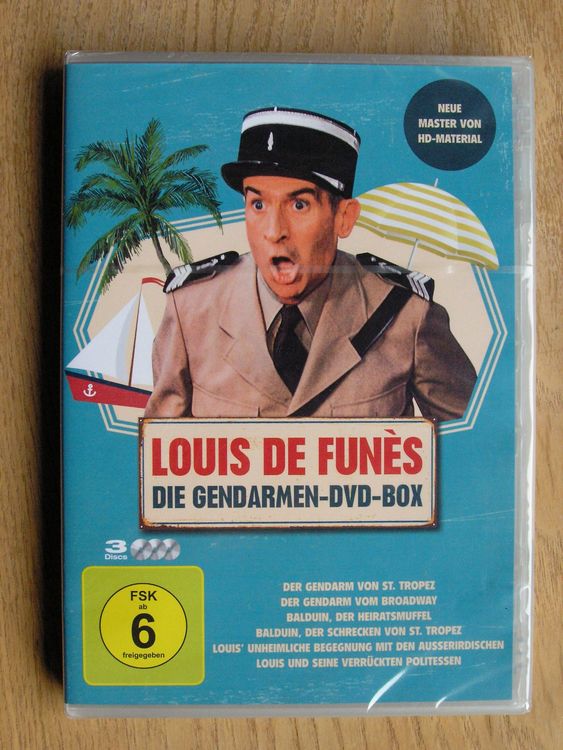 Louis de Funes - Die Gendarmen-DVD-Box (3 DVDs - 6 Filme) (Neu und ...