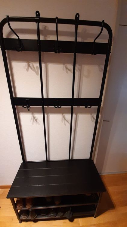 PINNIG Coat rack with shoe storage bench (Gebraucht) in für CHF 40 ...