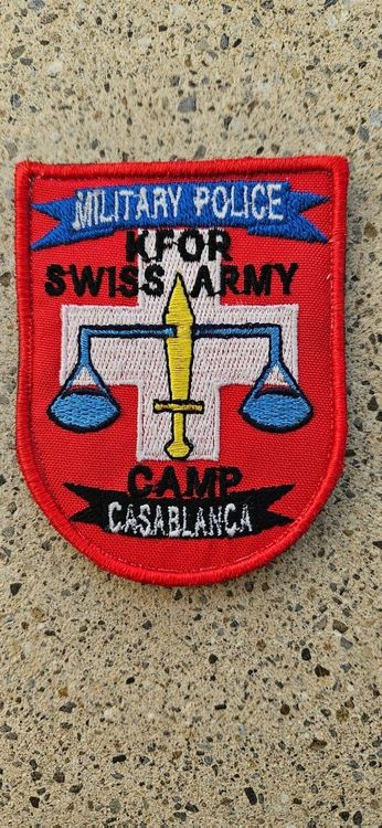 Badge Swisscoy Militär Polizei mit klett *** (Neu und originalverpackt ...