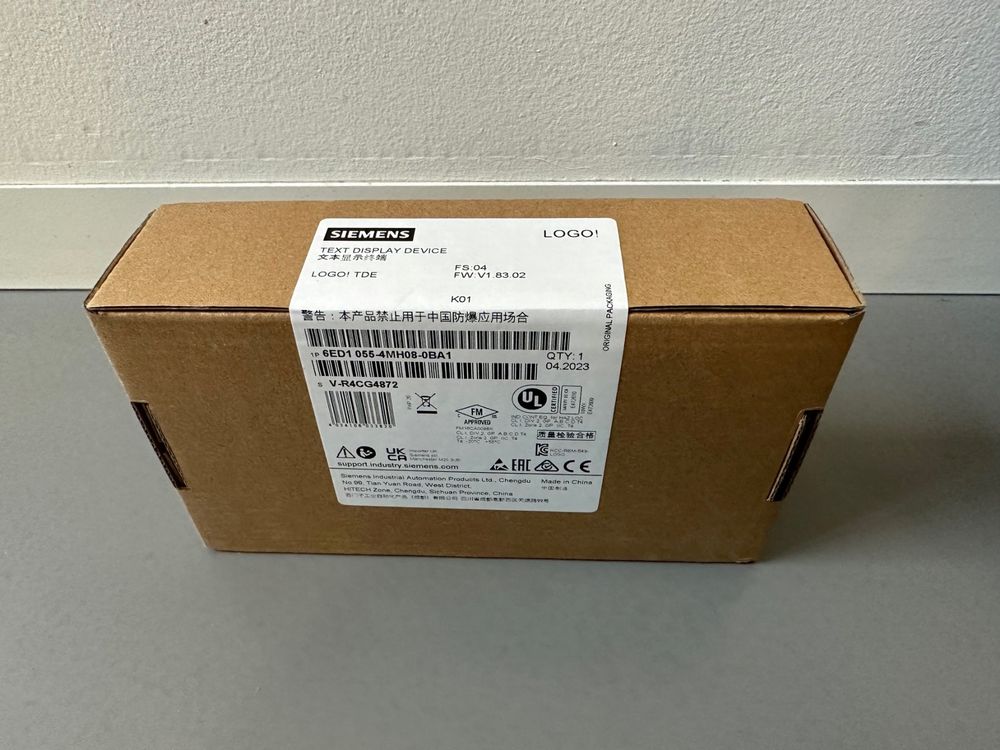 SIEMENS LOGO! Starterkit TDE 12/24V, 6ED1057-3BA11-0AA8, NEU (Neu und ...
