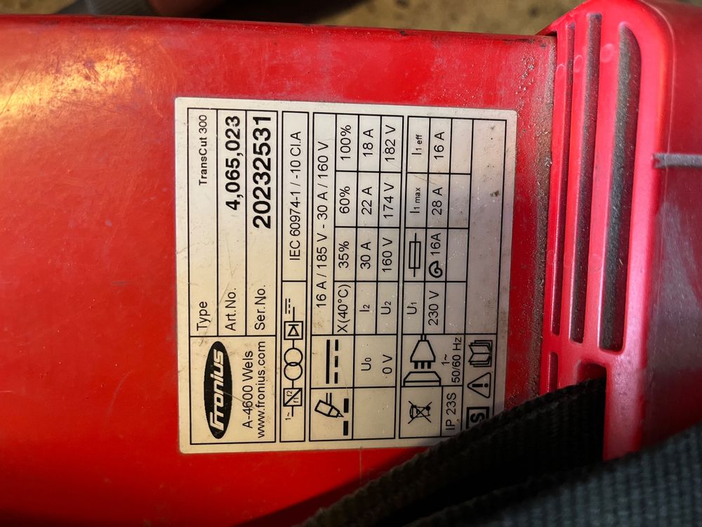 Fronius Trans Cat 300 Plasma cutter | Kaufen auf Ricardo