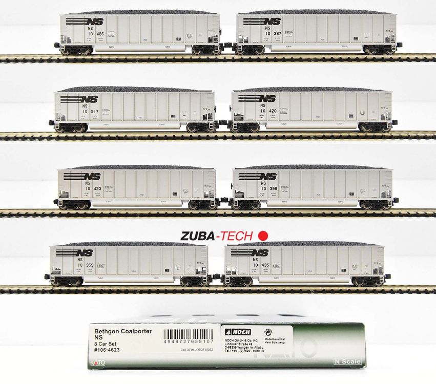 Kato 106-4623 8x Kohlewagen NS, Spur N mit OVP | Kaufen auf Ricardo