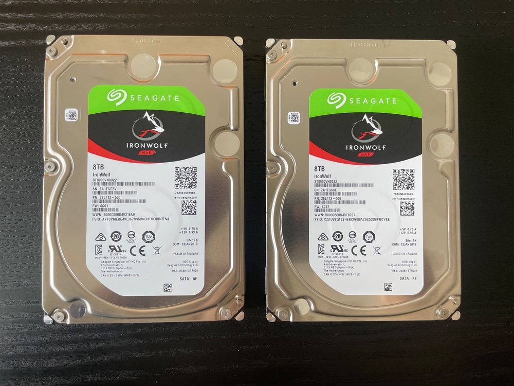 2x Seagate Ironwolf 8TB NAS HDD - ST8000VN002 - NP: 400 CHF (Gebraucht ...