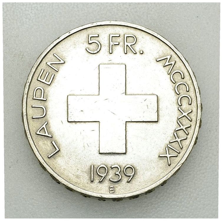 5 Franken 1939 Laupentaler | Kaufen auf Ricardo