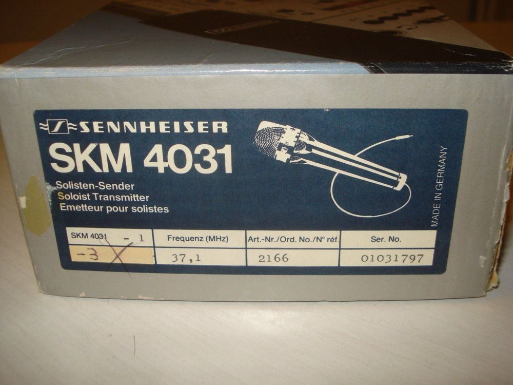 Sennheiser Mikrofon SKM 4031 | Kaufen auf Ricardo