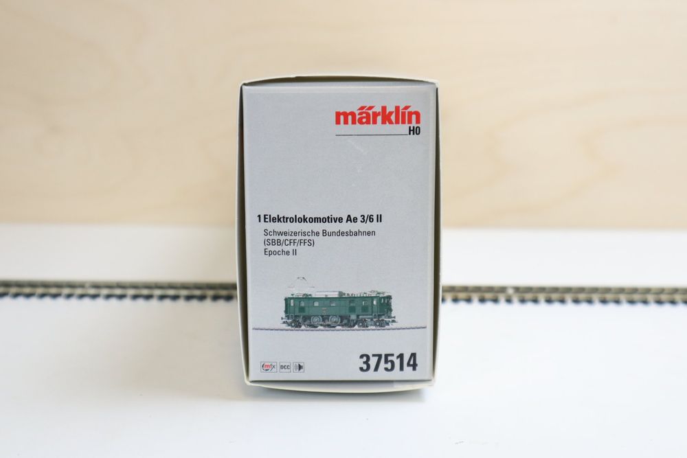Märklin SBB Ae 3/6 E-Lok - MFX + Sound - 37514 (Gebraucht) in ...