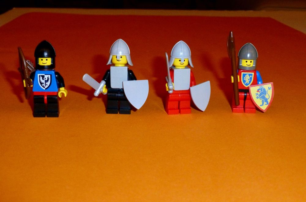 Lego Ritter / 4 Minifiguren cas005, cas086a, cas088a, cas119 | Kaufen ...