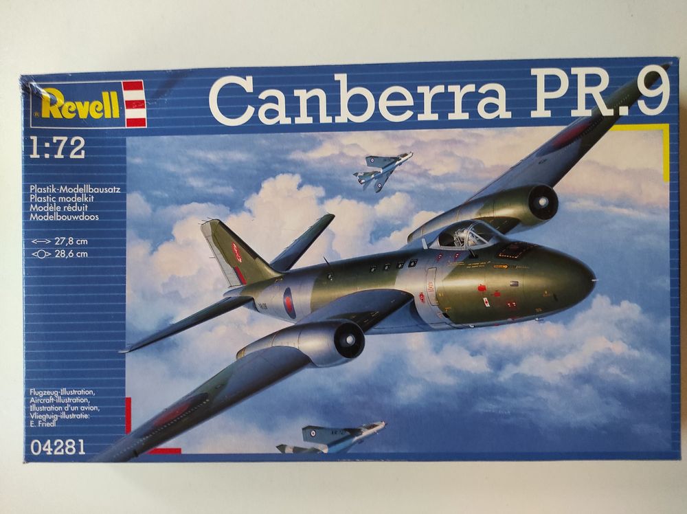 BAC "Canberra" PR.9 Düsenflugzeug der RAF von Revell 1/72 (Neu und ...