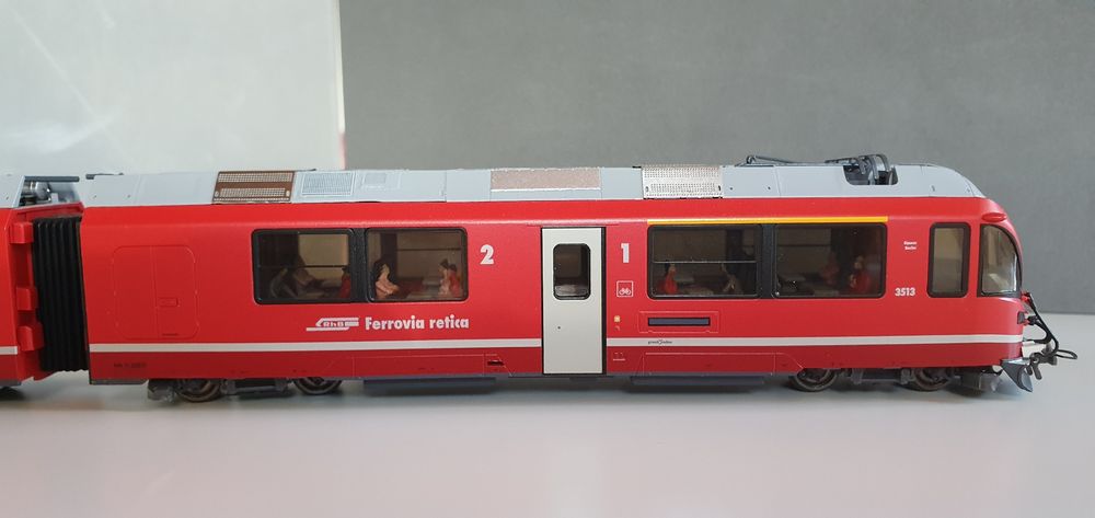 BEMO 7344 113 H0m ABe 8/12 3513 "Allegra" "Bärenland" (Neu (gemäss ...