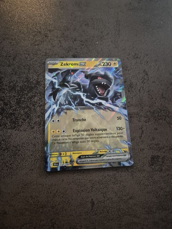 Zekrom ex (BLK 034) Foudre Noire - FR (Neuf (Voir description)) à Onex ...