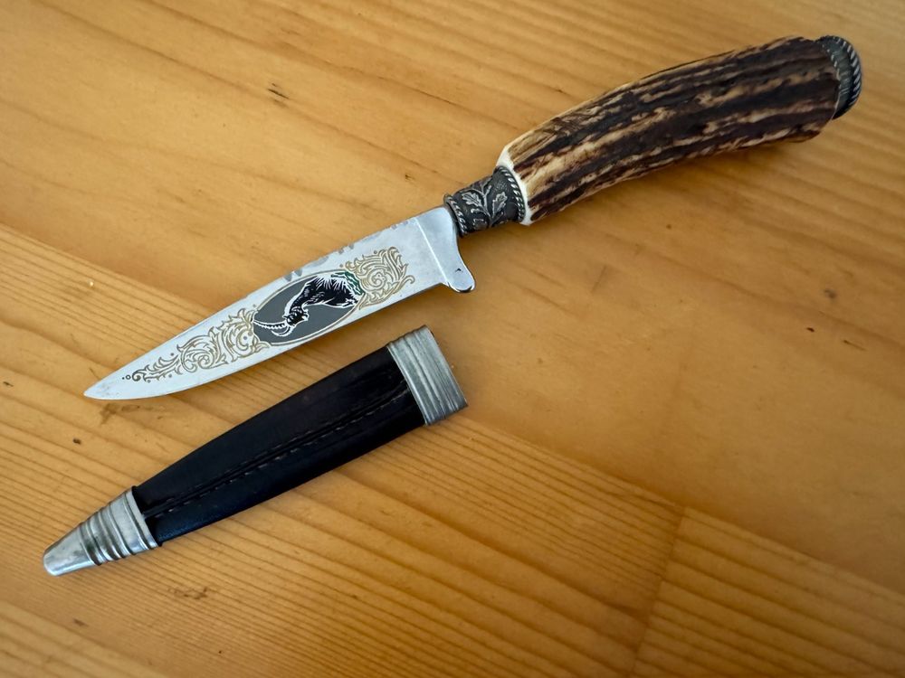 Jäger Messer Steinbock Solingen wie Puma (Neu (gemäss Beschreibung)) in ...