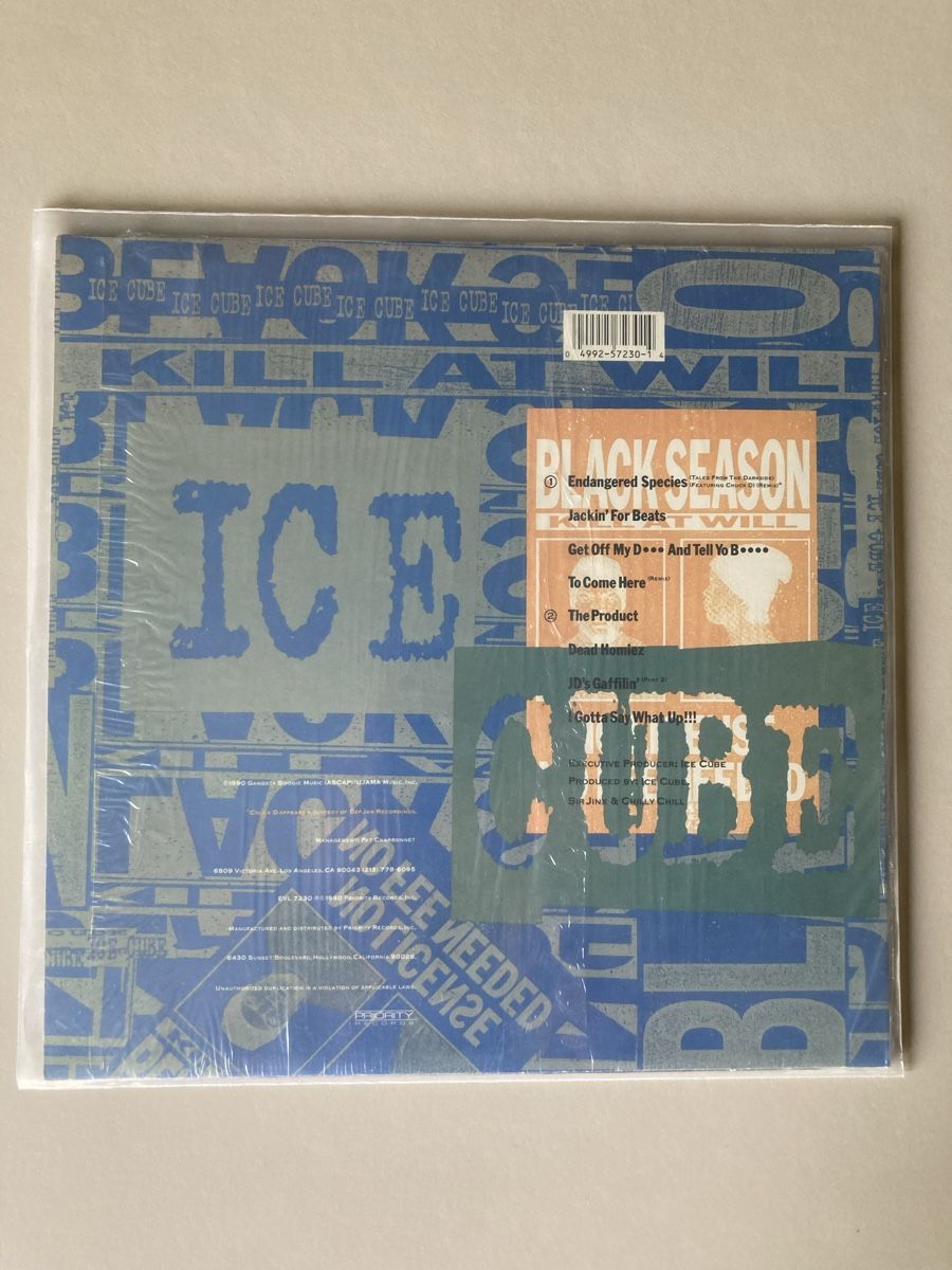 Ice Cube - Kill at Will - OG US LP NM/NM (Neu (gemäss Beschreibung)) in ...