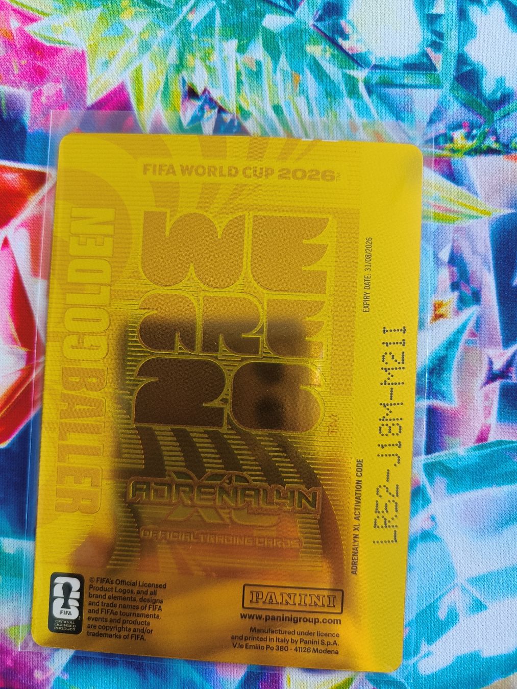 Mohamed Salah Panini Golden Baller Card - WM 2026 Edition (Neu (gemäss ...