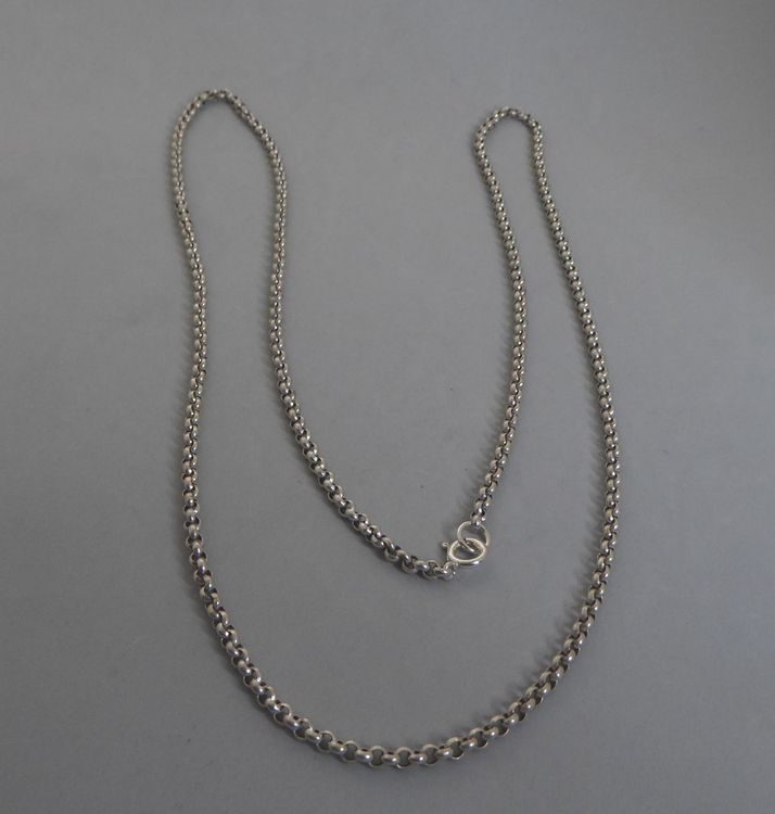 Alte lange Erbsen Kette 800 Silber, Verschluss 925 Silber (Gebraucht ...