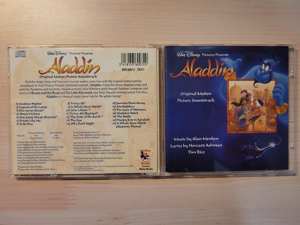 CD Soundtrack - Aladdin, 1992 (Gebraucht) in Nebikon für CHF 0.5 – mit Lieferung auf Ricardo kaufen