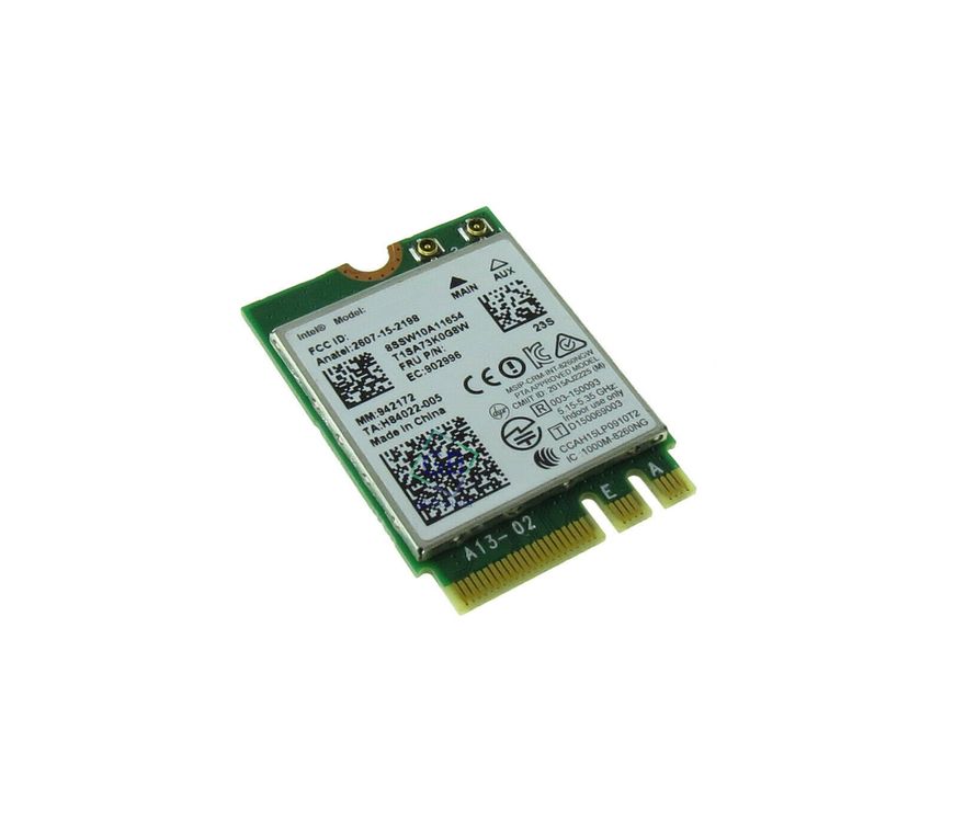 Original Lenovo WLAN Wifi Karte Card Intel 8260NGW FRU: 00JT (Gebraucht ...