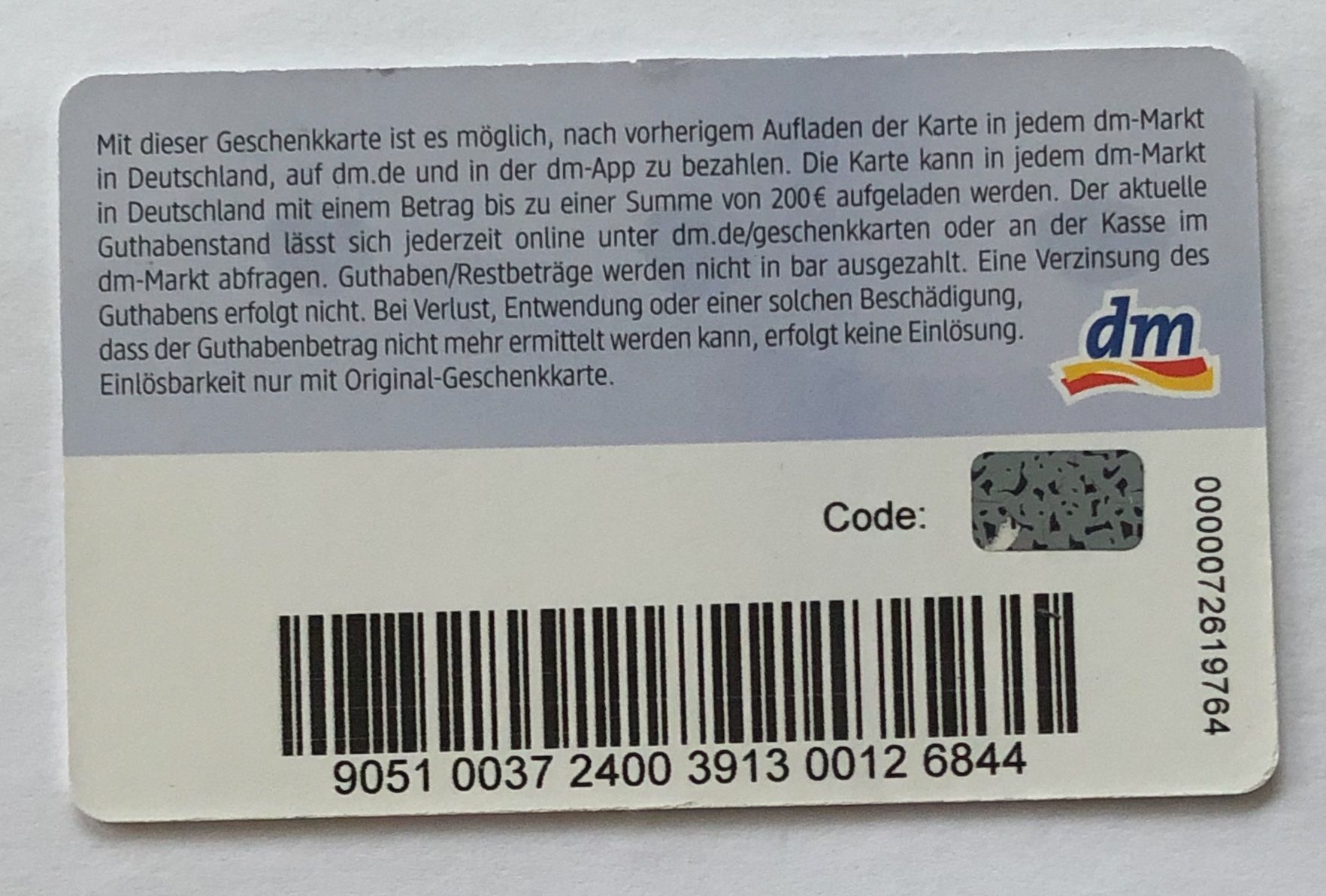 DM Geschenkkarten ohne Guthaben und für Sammler gedacht. (Gebraucht) in ...