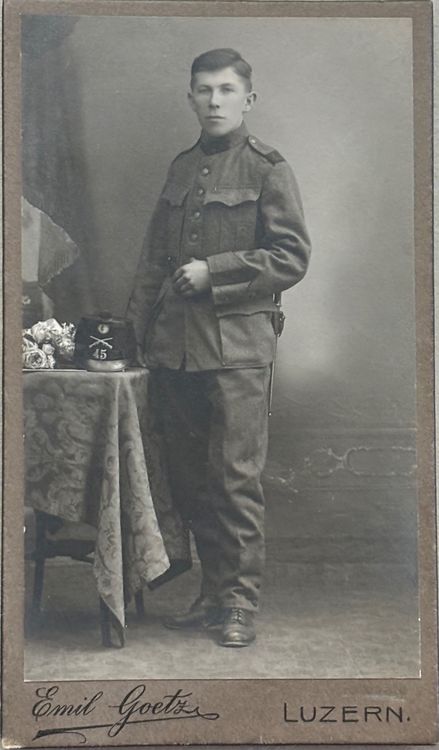 CDV Emil Goetz, Luzern, Militär, Füs Bat 45, Uniform (Gebraucht) in ...