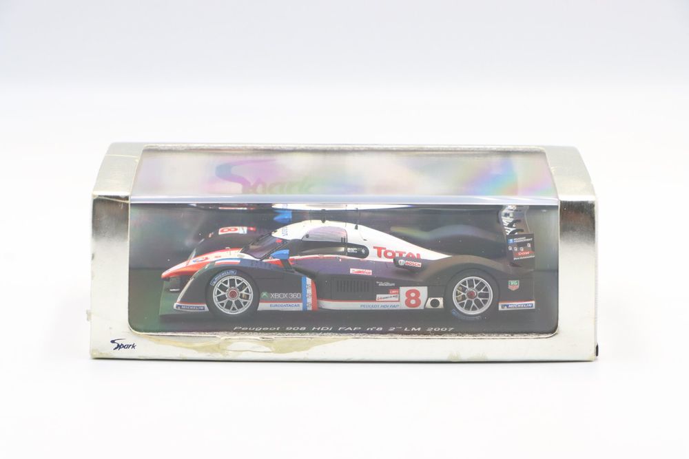 Peugeot 908 HDI FAP Le Mans 2007 1:43 Spark (Neu und originalverpackt ...