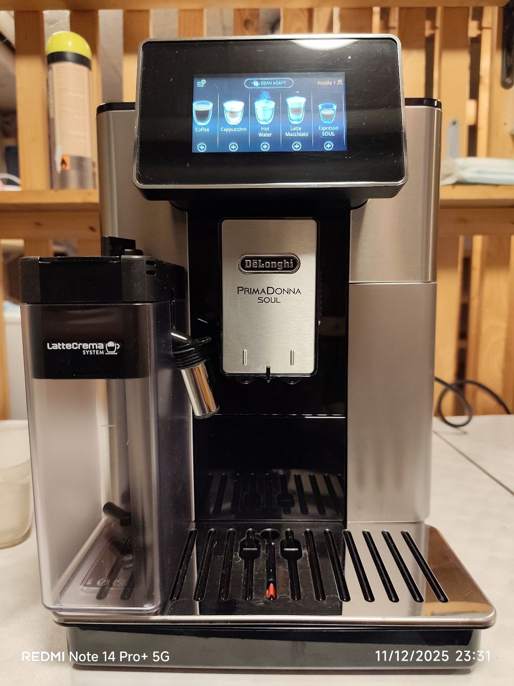 DeLonghi Prima Donna Soul Bean-to-Cup Coffee Machine (Gebraucht) in ...