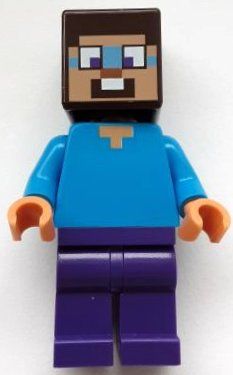 LEGO Minecraft min160 Steve - Dark Purple Legs (Neu (gemäss ...