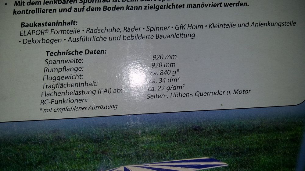 Multiplex Gemini BK - der Fun-Doppeldecker aus Elapor® (Neu und ...