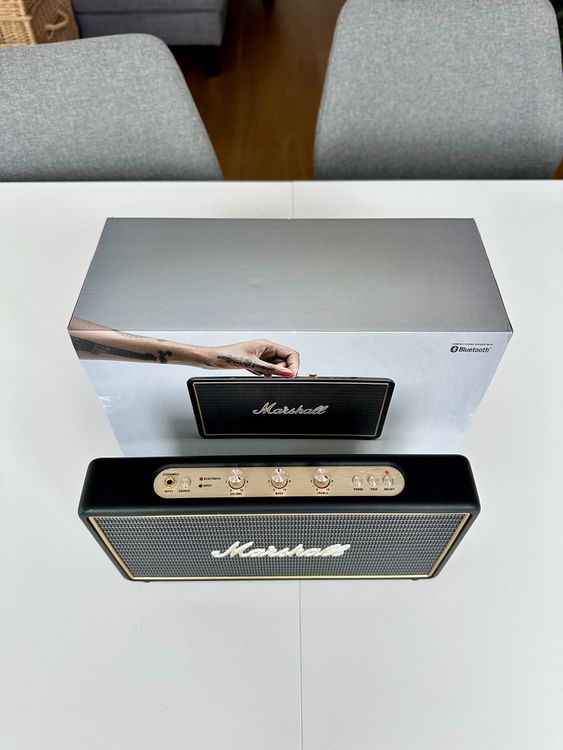 Marshall Stockwell Bluetooth Lautsprecher 25h Akku | Kaufen auf Ricardo