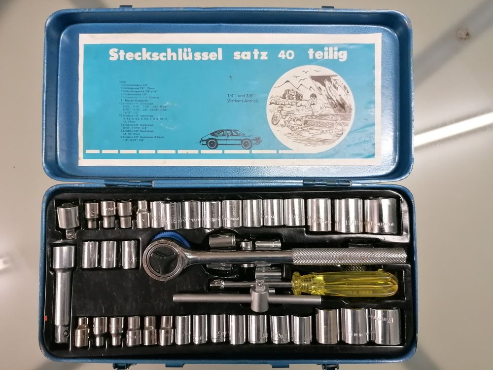 Steckschlüsselsatz / 40-teillig | Kaufen auf Ricardo