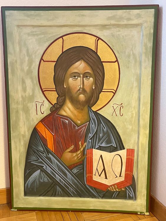 Jesus Christus Pantokrator Ikone. Handgemalte (Neu (gemäss Beschreibung)) in Zürich für CHF 130 ...