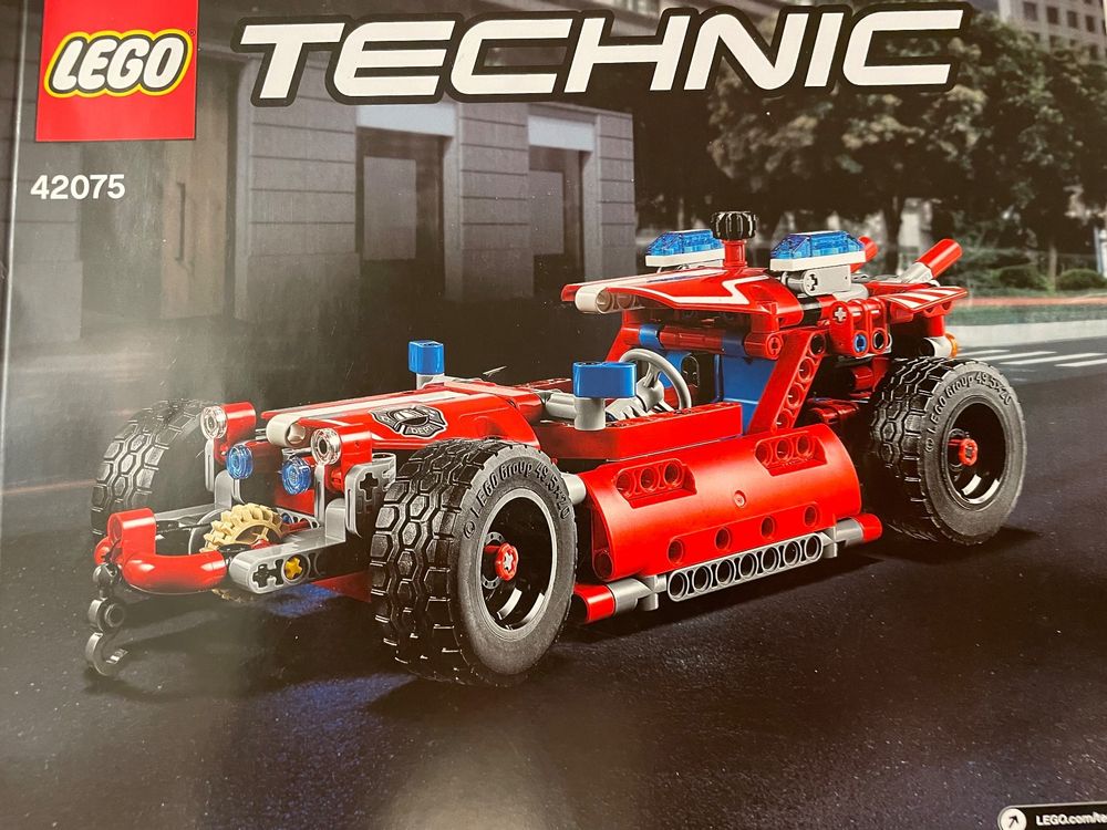 LEGO: Rotes Feuerwehr Fahrzeug Lego Technik | Kaufen auf Ricardo