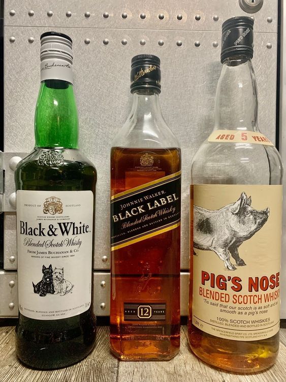 Black+White, Johnnie Walker, Pigs Nose | Kaufen auf Ricardo