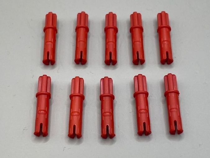 10 Stk. Lego Technic Pin 3L Rot (Neu (gemäss Beschreibung)) in Lengnau ...