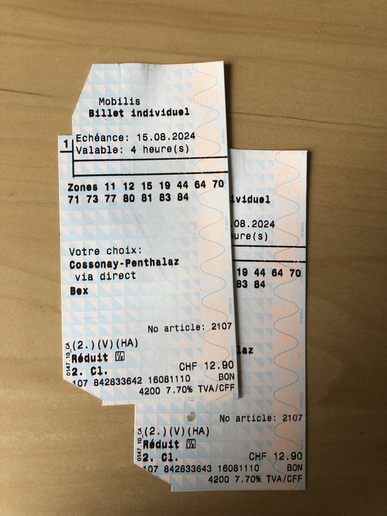 Cartes Mobilis CFF Lausanne | Kaufen auf Ricardo