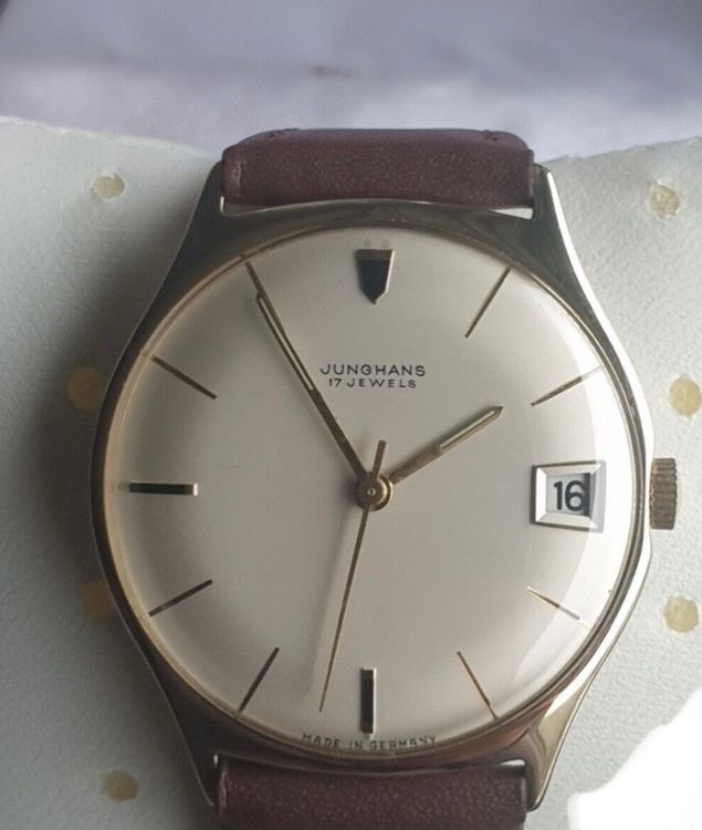 JUNGHANS -Max Bill-KAL. J 687 -HANDAUFZUG-VINTAGE-HERRENUHR | Kaufen ...