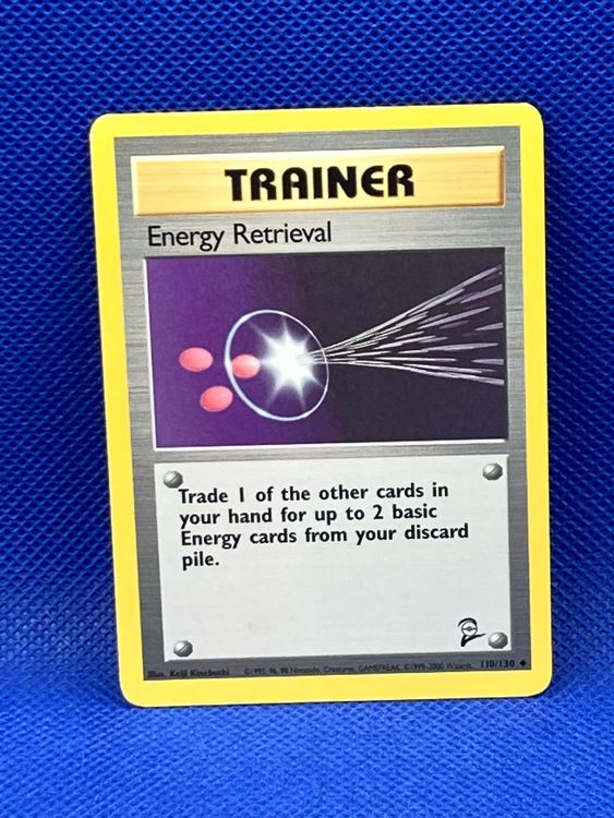 Pokemon BASE SET 2 / Energy Retrieval 110 / 130 EN - (EX) (Gebraucht ...