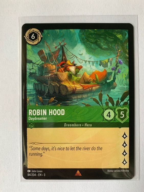 Lorcana ROBIN HOOD 84/204 EN-3 RARE | Kaufen auf Ricardo
