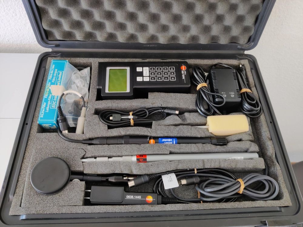 TESTO 454 + div. Anemometer (Luftgeschwindigkeitssonden) | Kaufen auf ...