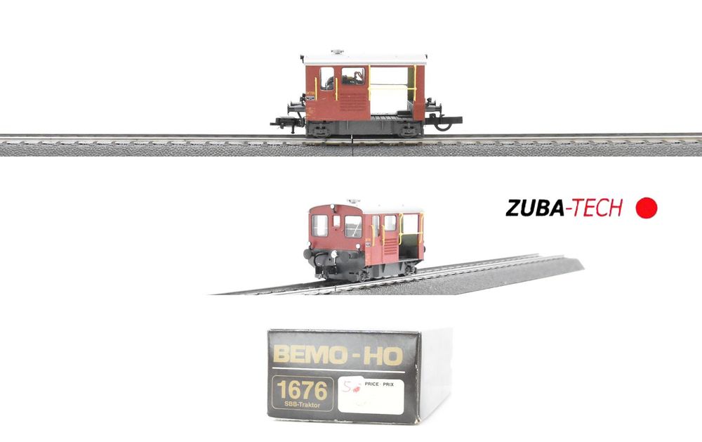 Bemo 1676 Rangiertraktor SBB Tm II H0 GS Digital mit OVP (Gebraucht) in ...