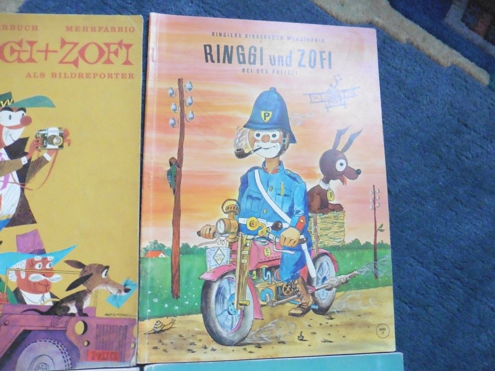 4 Ringgi und Zofi,1956/57/59/61Künstl.,Moritz Kennel,Reklame | Kaufen ...